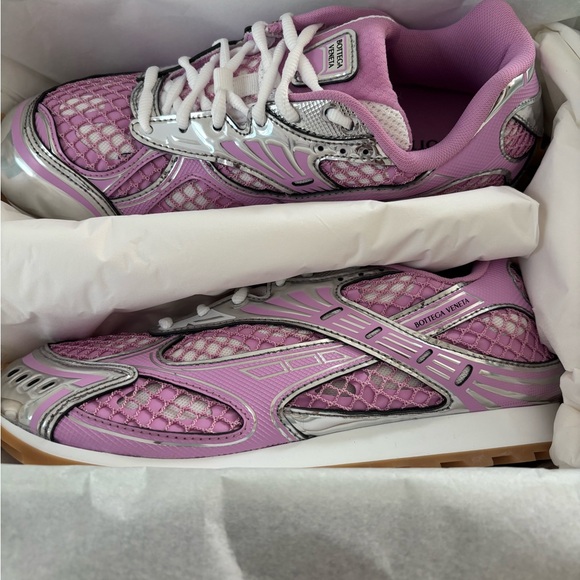 Bottega Veneta | Shoes | Bottega Veneta Orbit Pink Silver | Poshmark